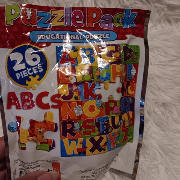 Toys | Colorful Abc Puzzle Pack For Kids | Poshmark